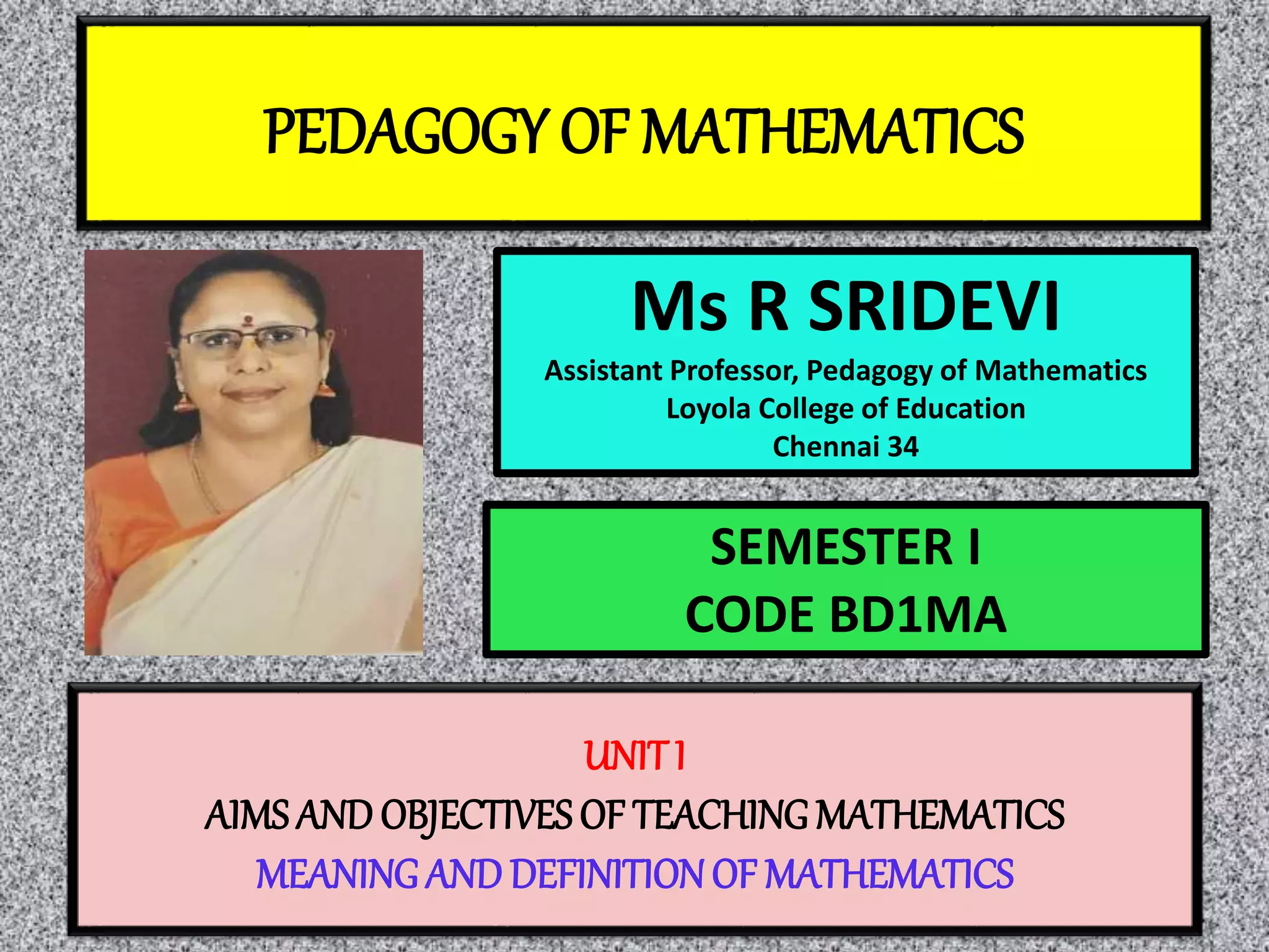 1. meaning and definition of mathematics | PPT
