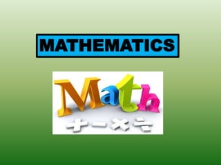 1. meaning and definition of mathematics | PPT
