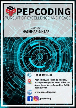 1.hashmap and heaps | PDF