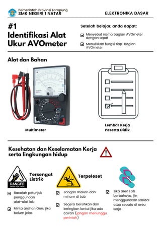 #1.jobsheet identifikasi-avometer-analog | PDF