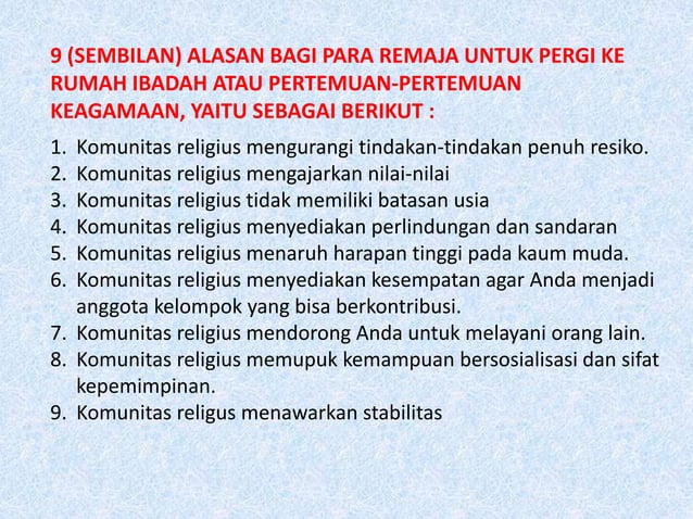 1. kerjasama antar umat beragama | PPTX