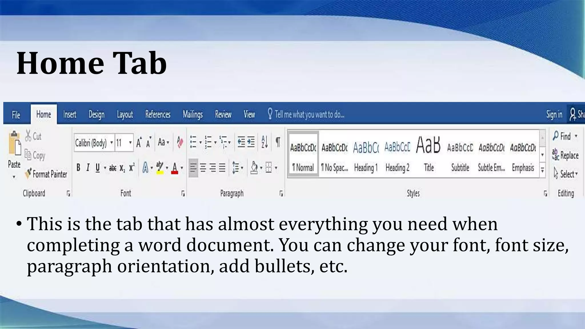 Microsoft word for beginners | PPTX