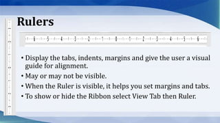 Microsoft word for beginners | PPTX