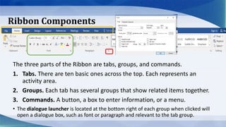 Microsoft word for beginners | PPTX