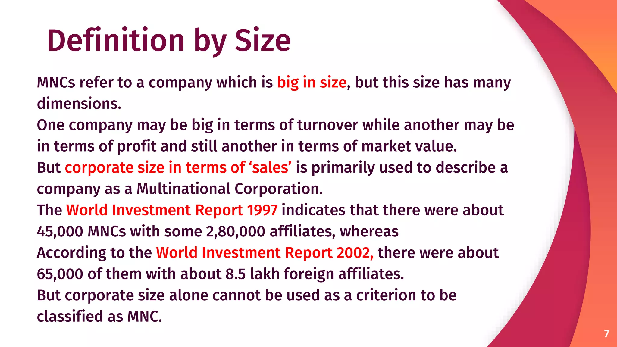 MULTINATIONAL CORPORATIONS #1 - Introduction, Definitions and ...