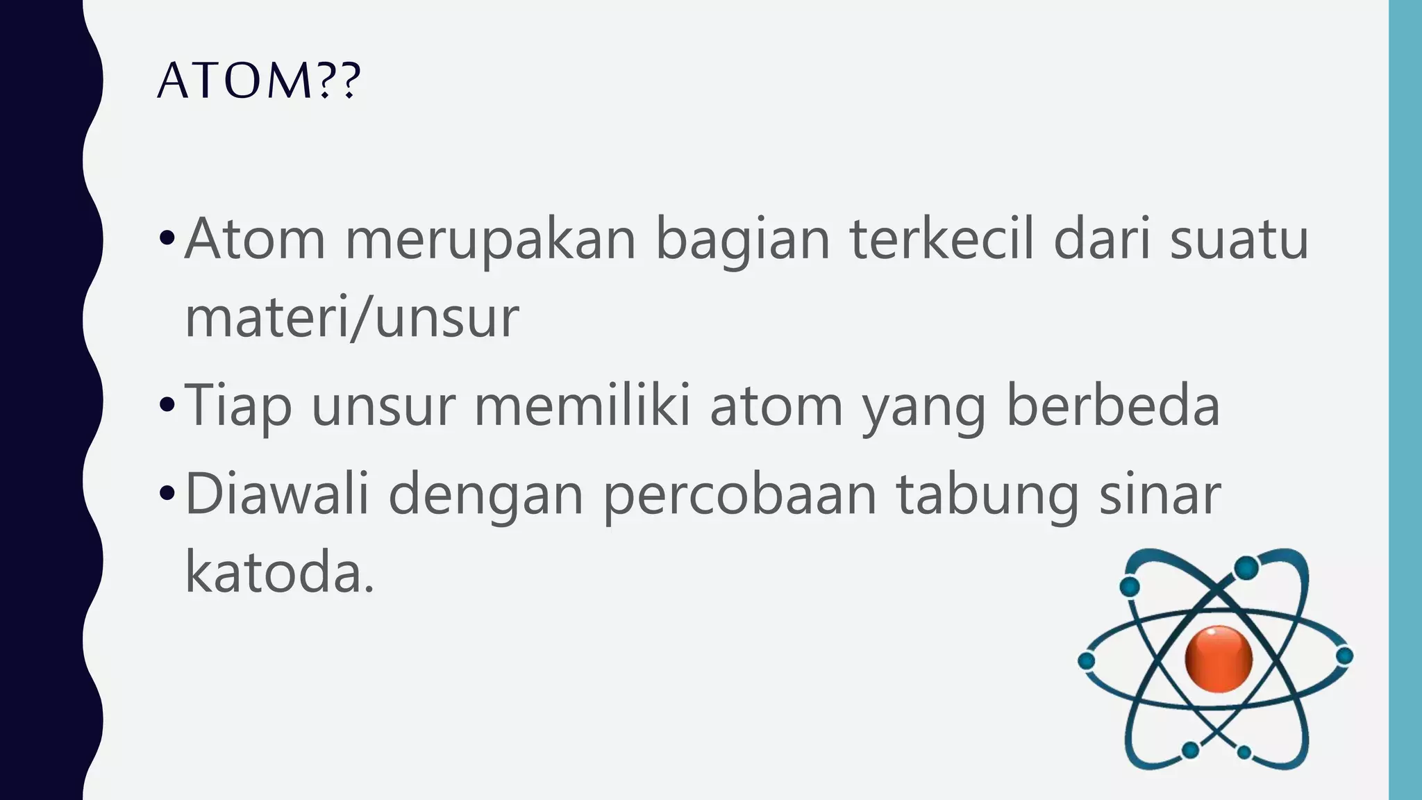 sejarah atom | PPTX