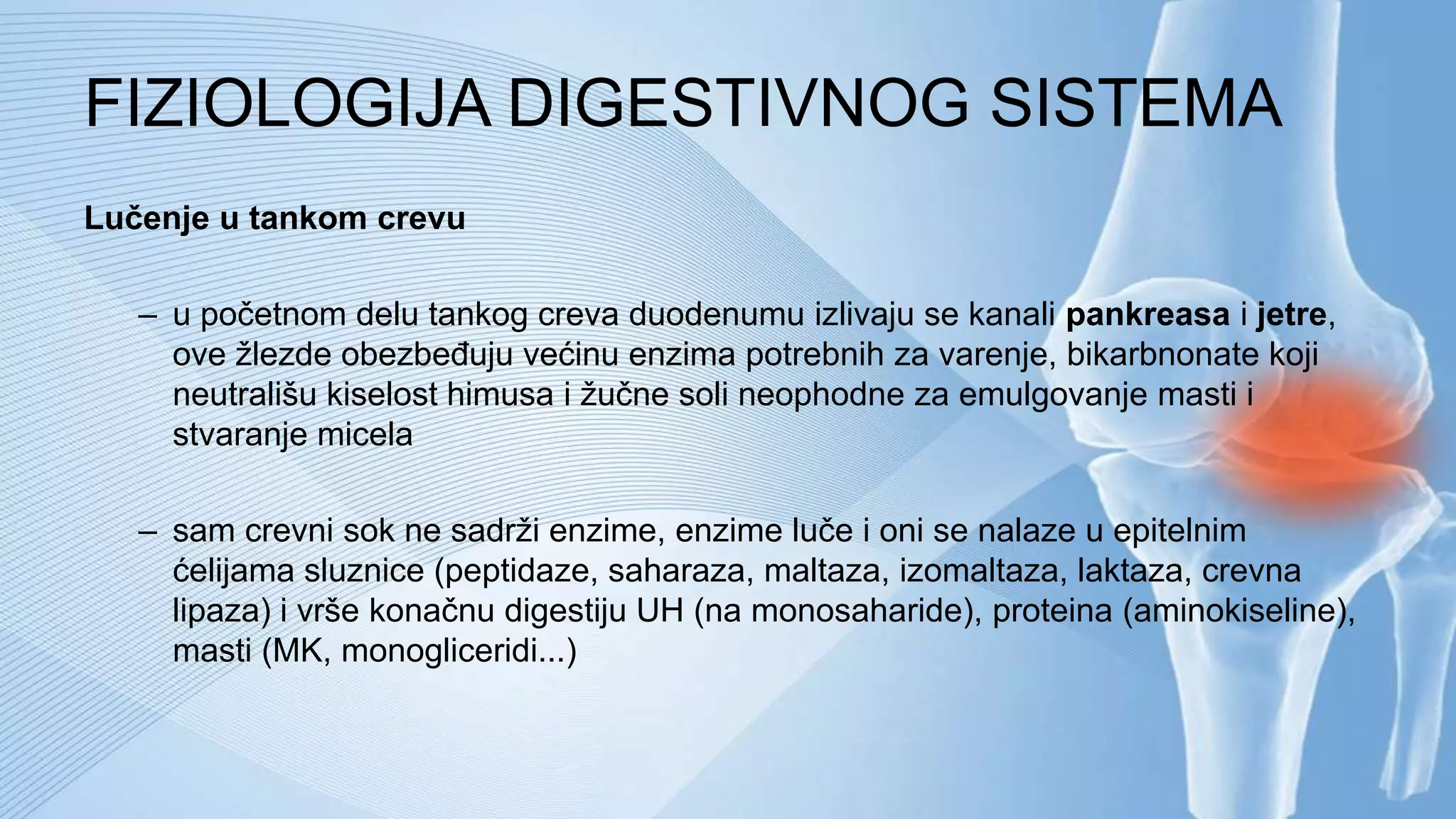 Anatomija i fiziologija digestivnog trakta | PDF