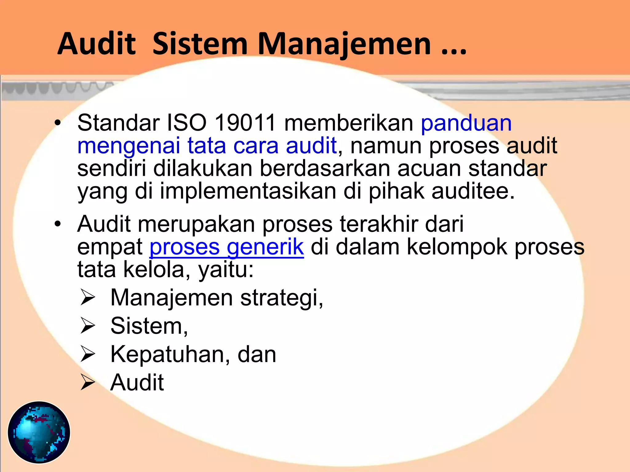 Dasar Hukum dan Konsep Dasar Keberadaan "SPI (Internal Audit)" | PPTX