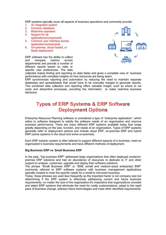 1. what is erp unit 1 1 | PDF | Cloud Computing | Internet