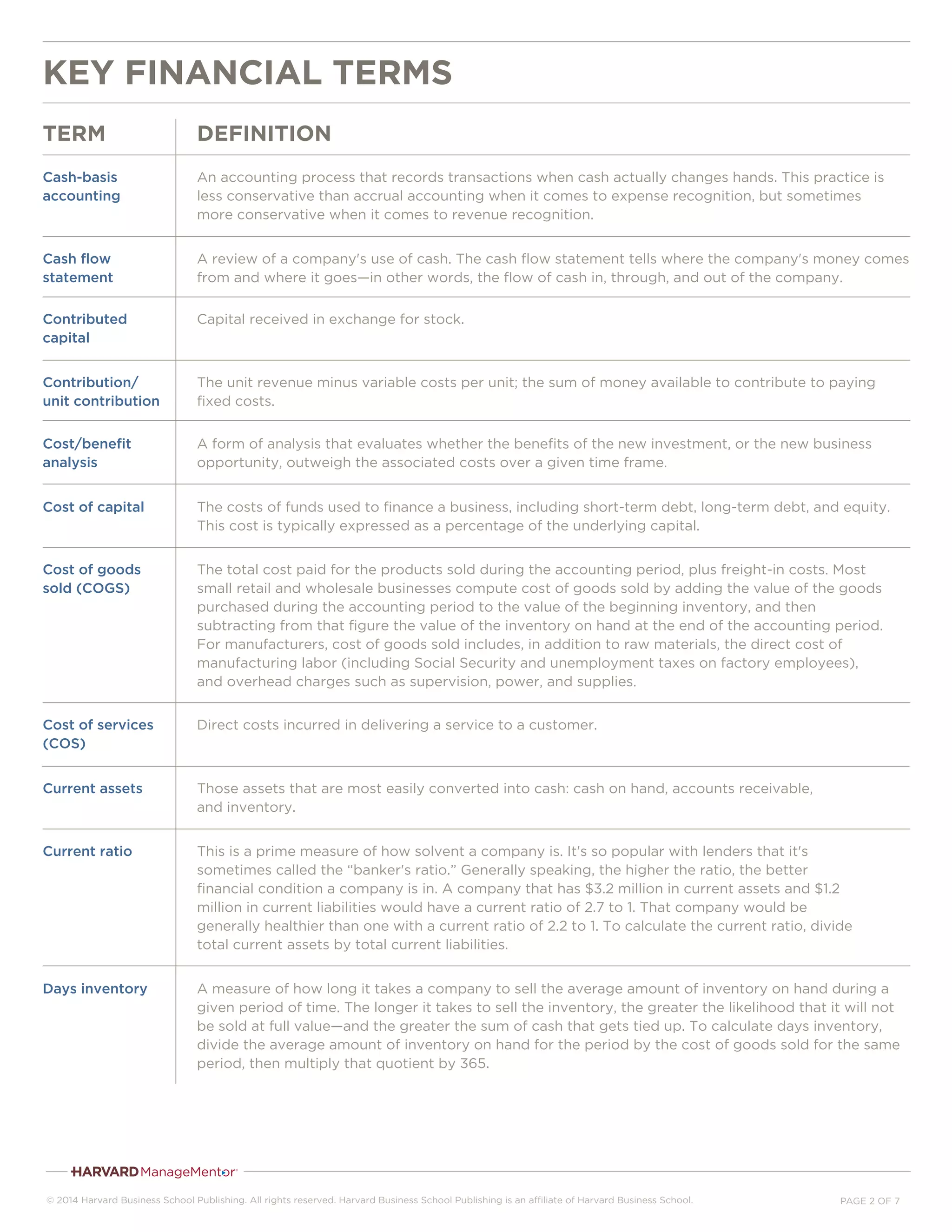 1. key financial terms | PDF | Stocks and Bonds | Personal Investing