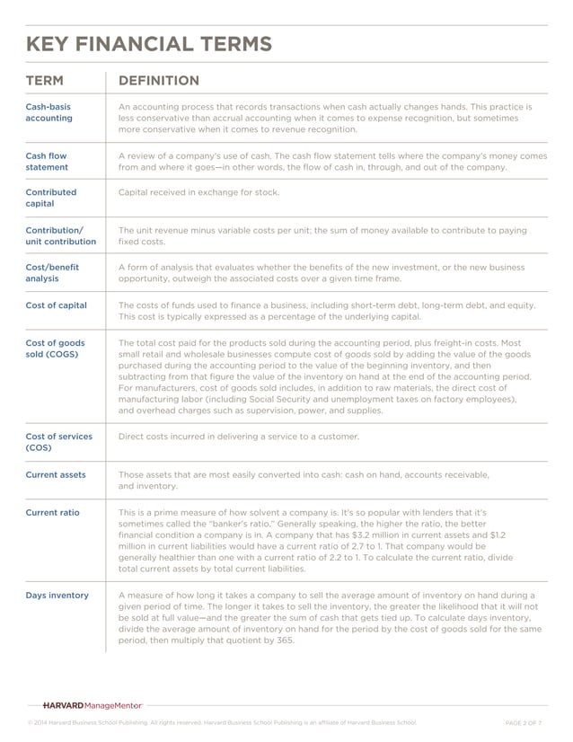 1. key financial terms | PDF | Stocks and Bonds | Personal Investing