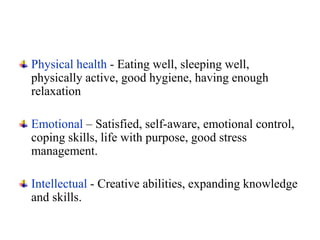 Health and Illness | PPT