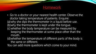 Hot and Cold Temperature - Class 7 | PPTX