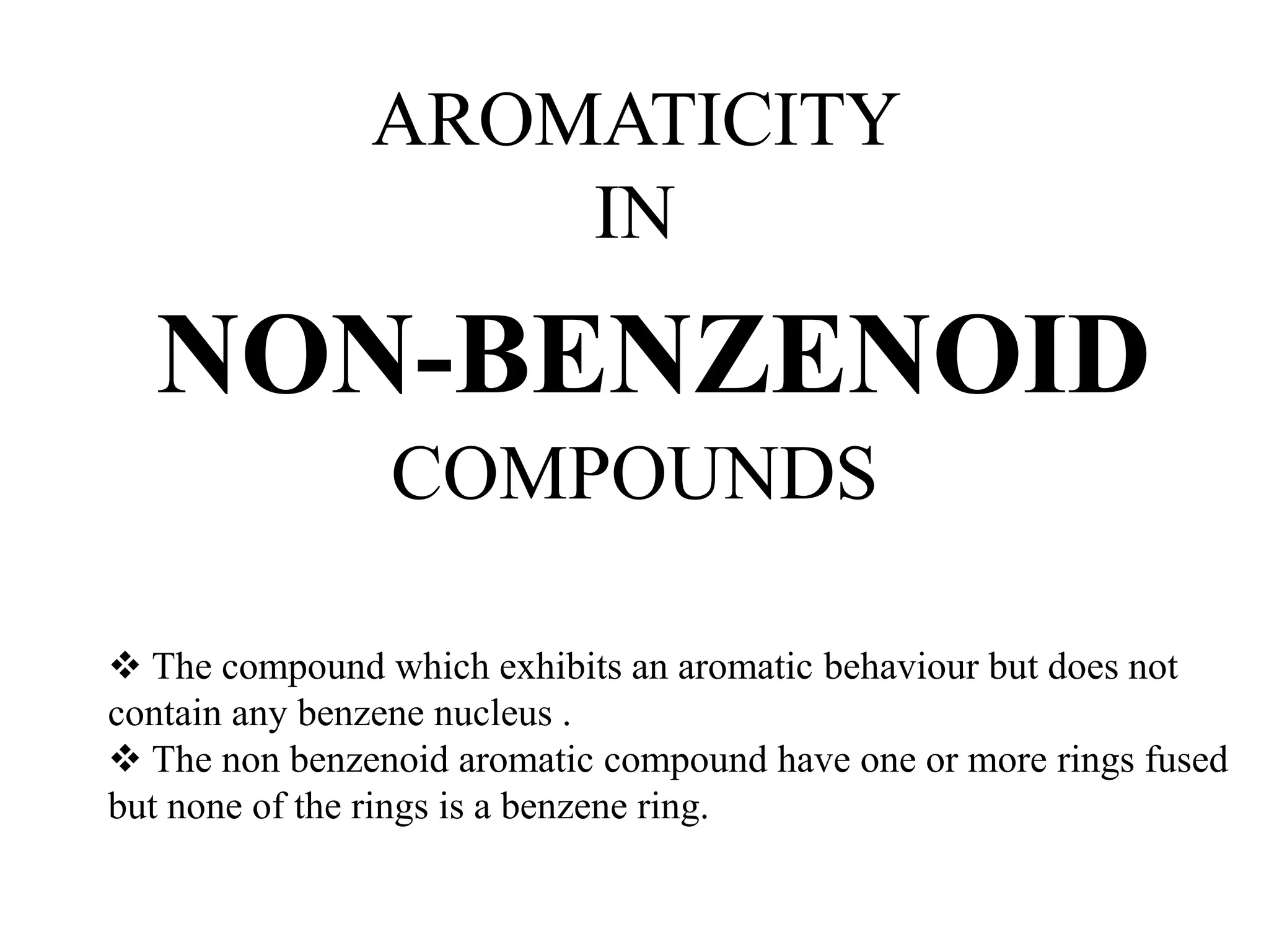 1. aromaticity | PPTX