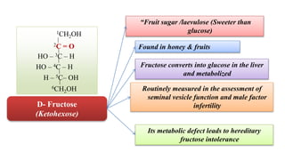 CH-01. Classification of Carbohydrates and Properties | PPTX