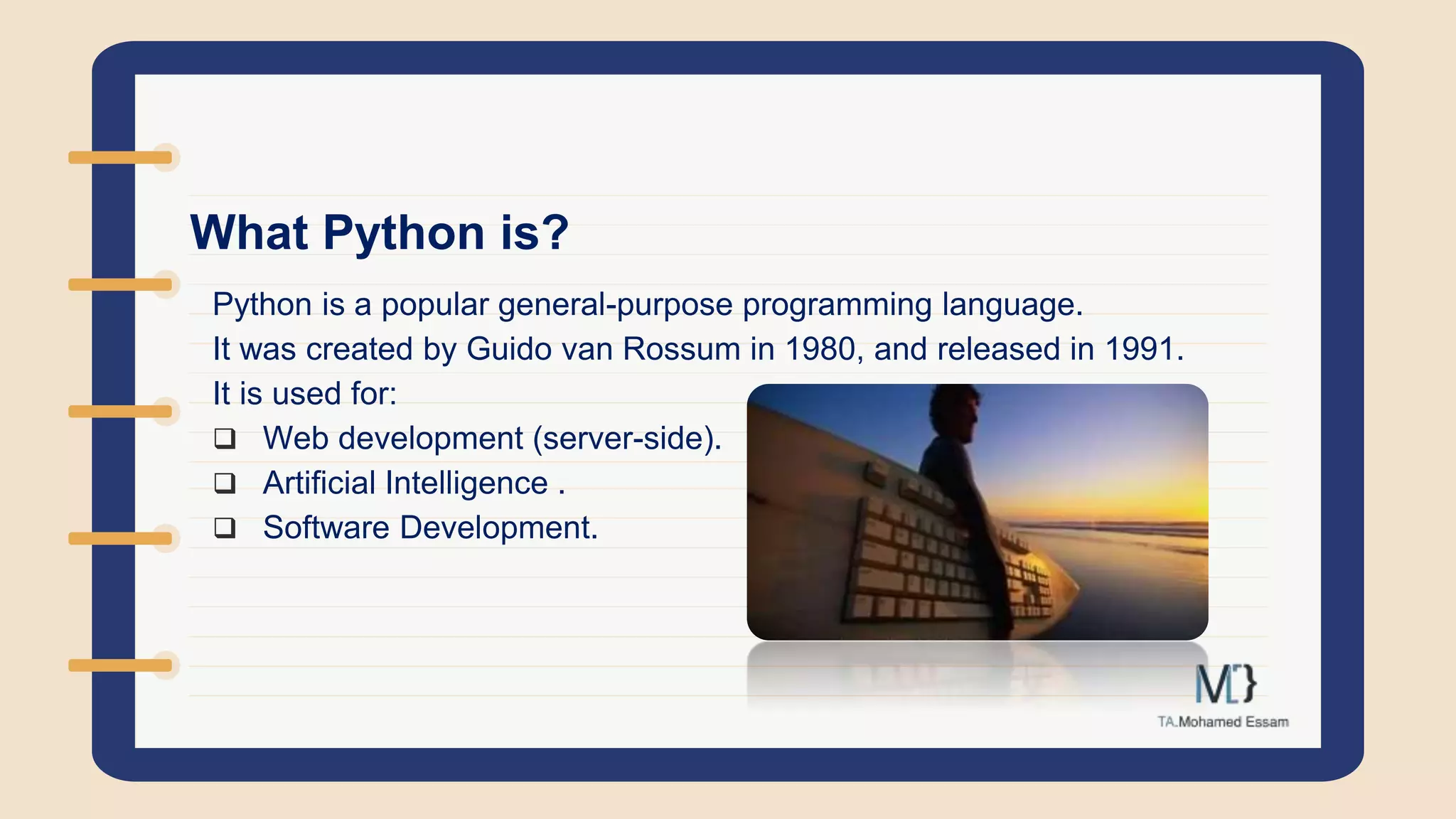Python basic syntax | PPTX