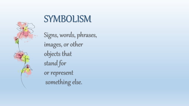 Some examples of symbolism | PPTX