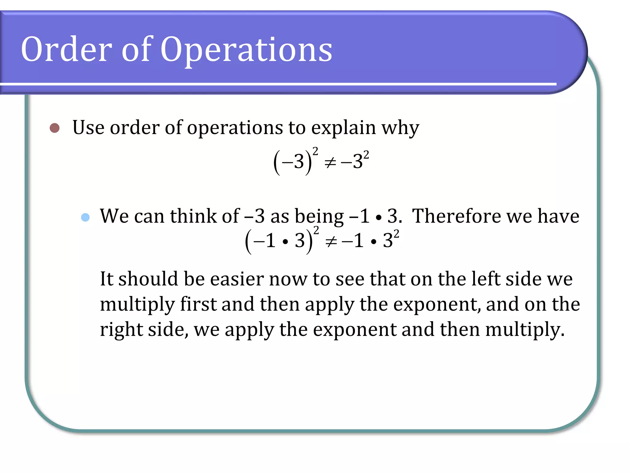 1.1 Real Number Properties | PDF