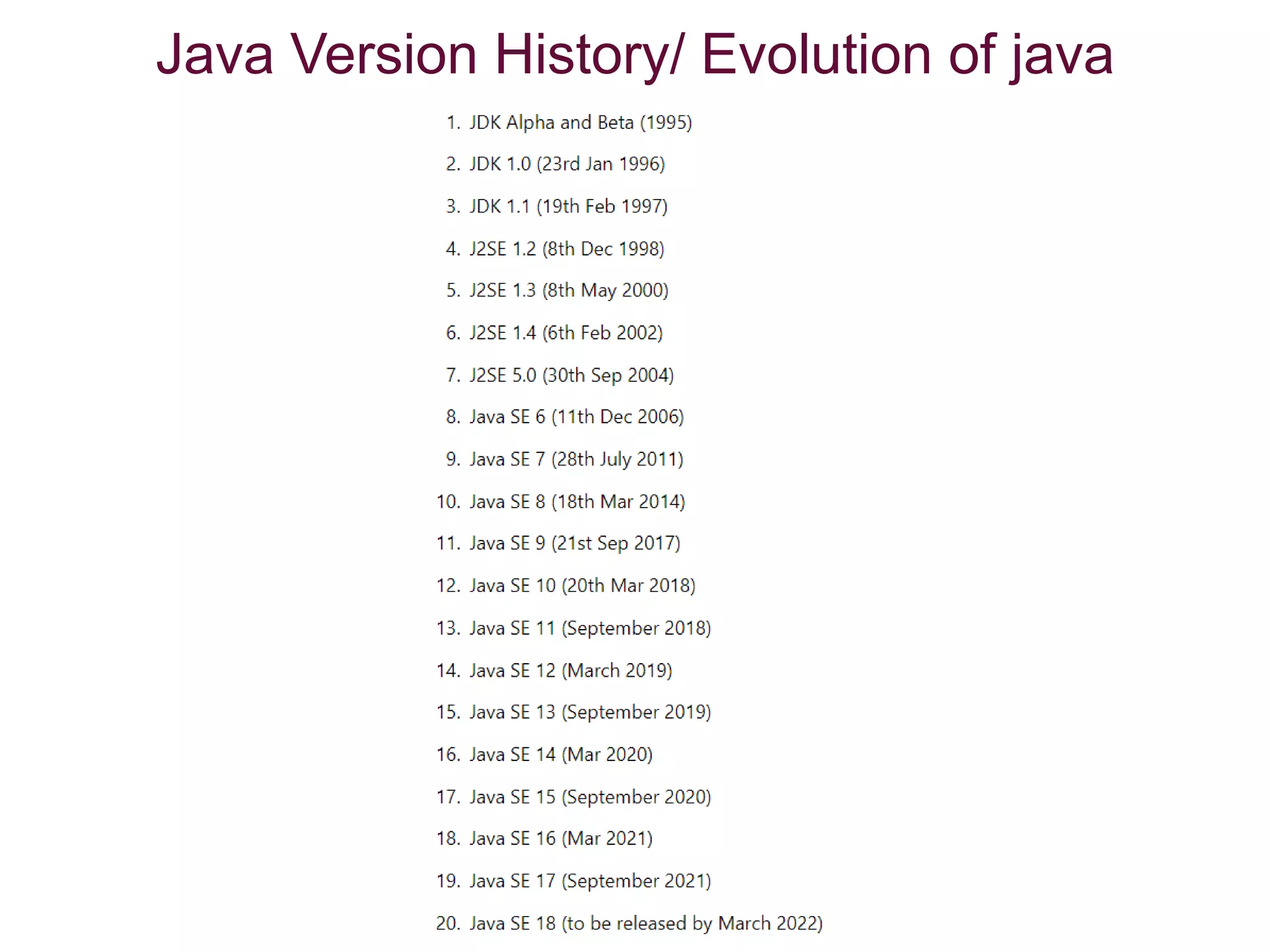 history and evaluation of java.pptx