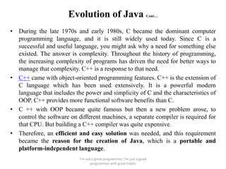 history and evaluation of java.pptx
