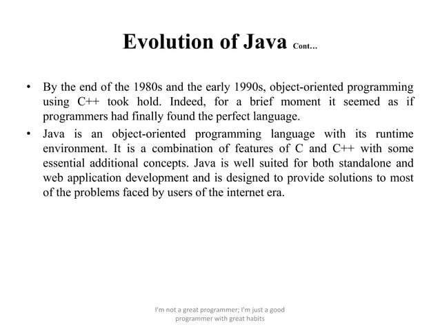 history and evaluation of java.pptx