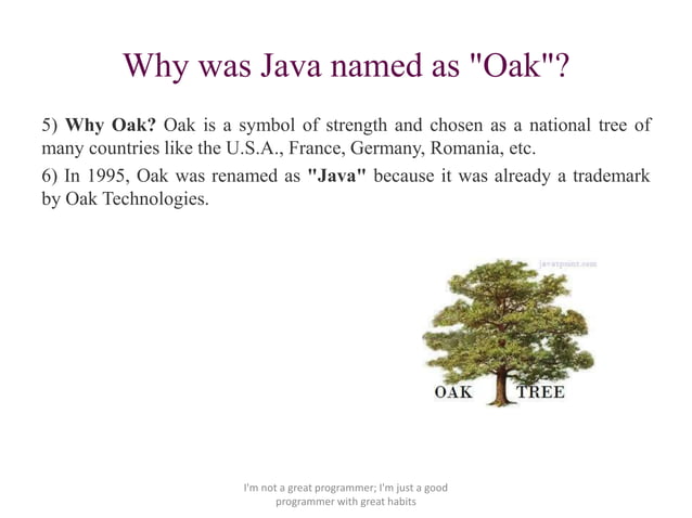 history and evaluation of java.pptx