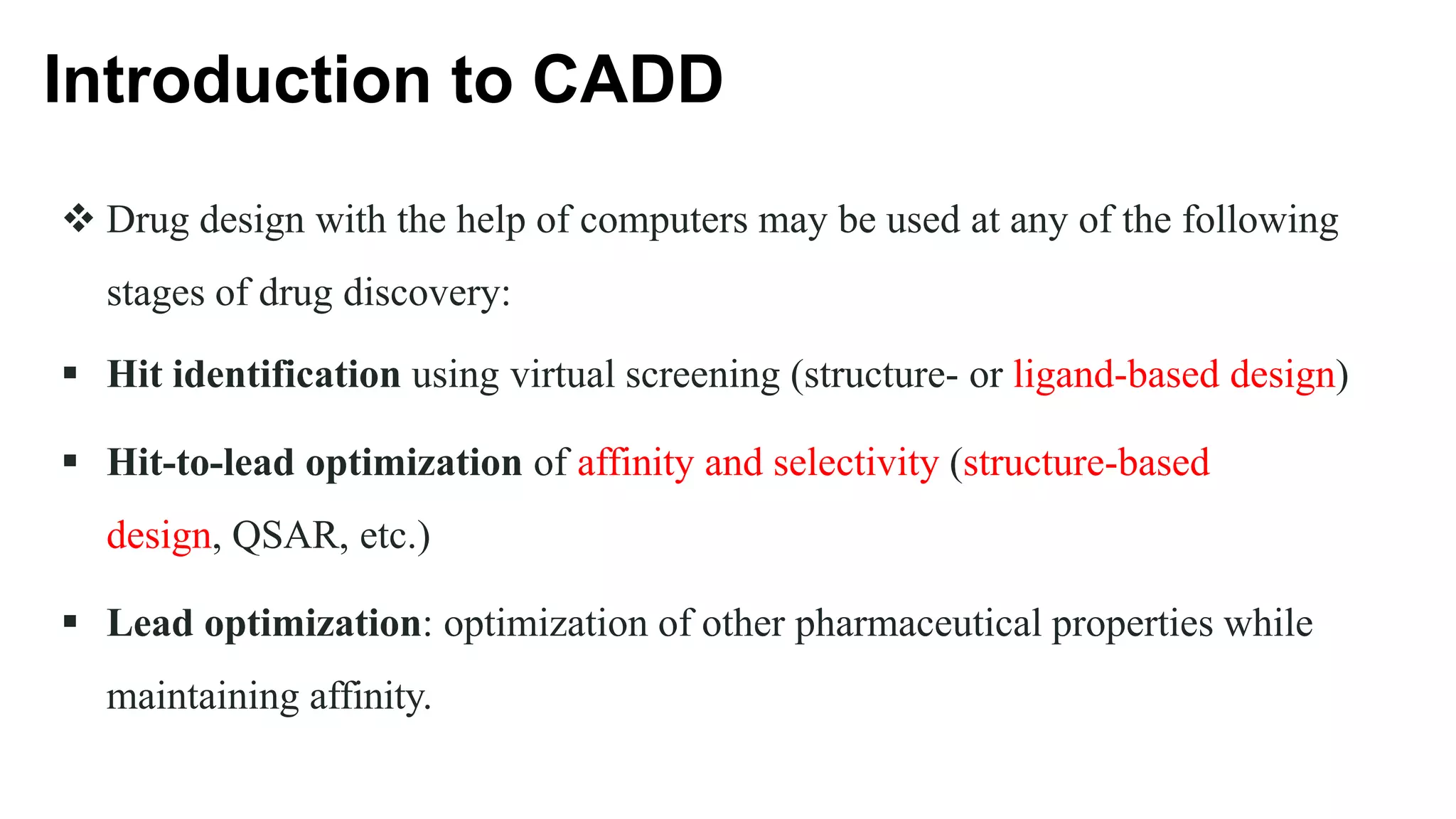 Drug development, Design and cadd.pptx