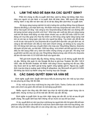 TIỂU LUẬN: RA QUYẾT ĐỊNH QUẢN TRỊ (TẢI FREE ZALO 093 457 3149) | DOCX