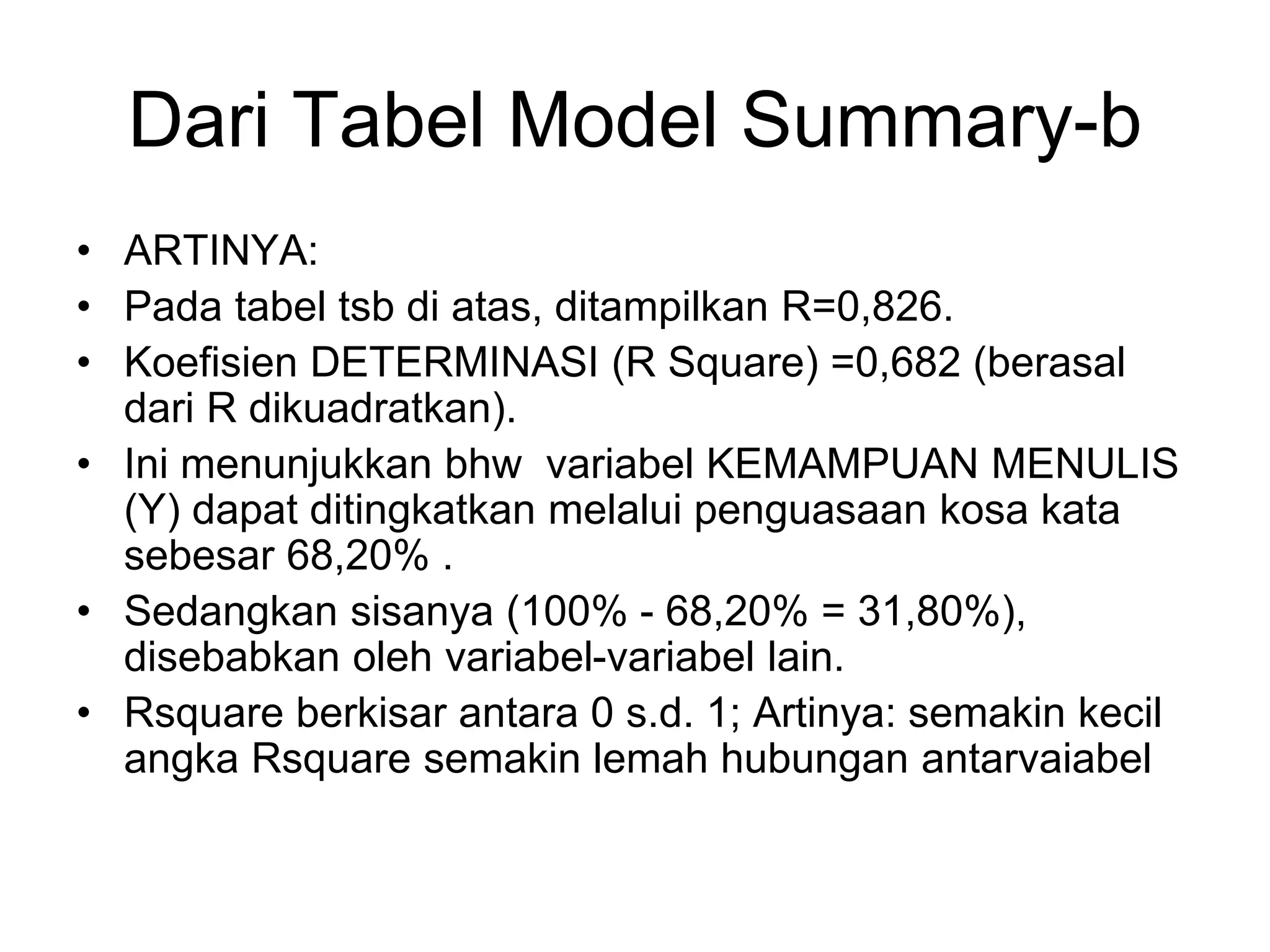 CARA INTERPRETASI-ANALISIS REGRESI.ppt