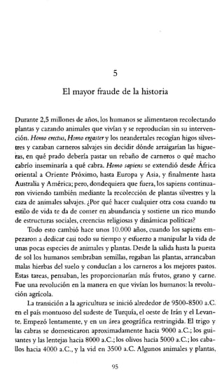 1 .Sapiens - De animales a dioses - Harari - Cap 5 y 6.pdf