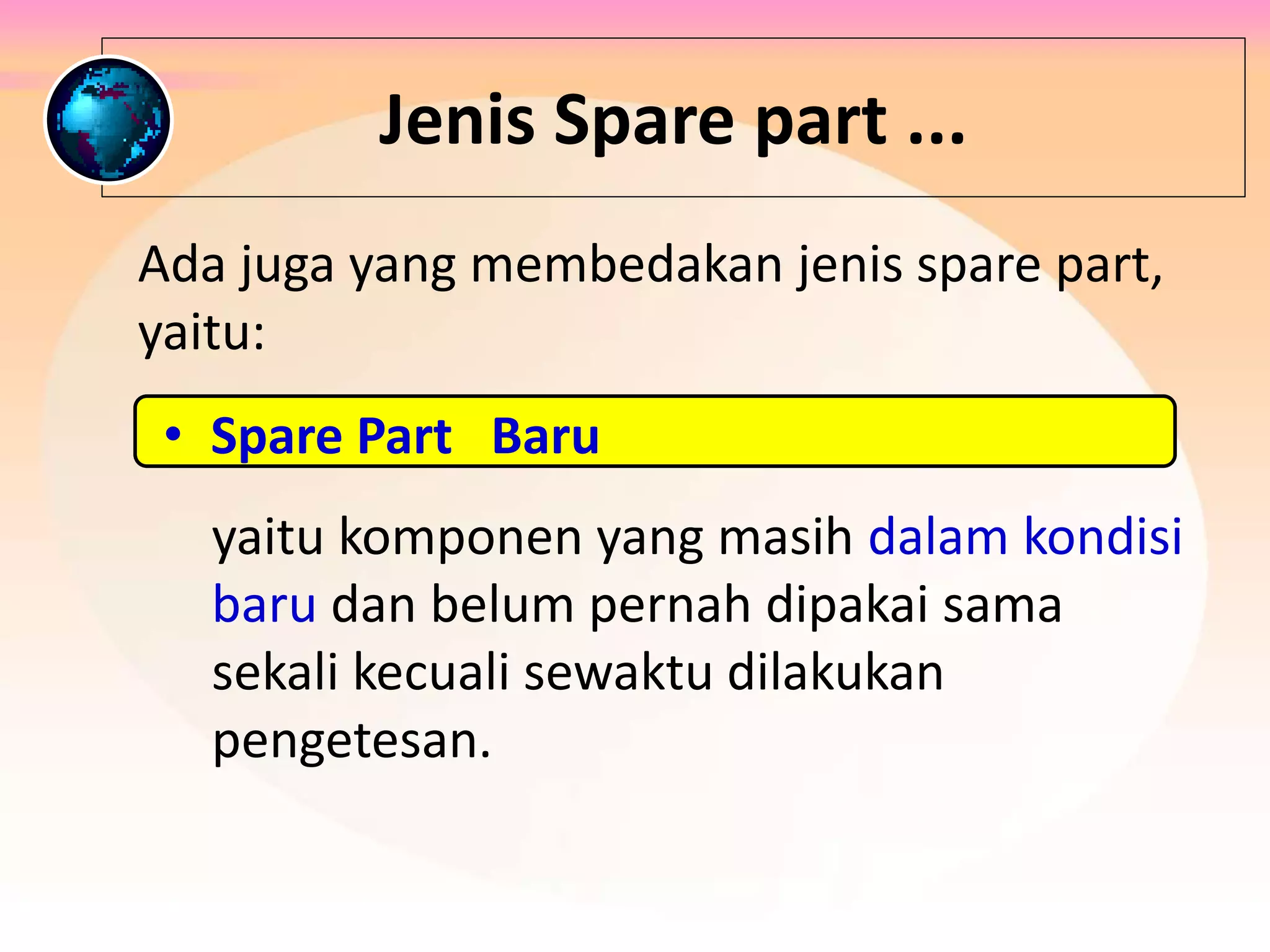 Spare Part Management System_ Training "SPARE PART MANAGEMENT, Coding ...