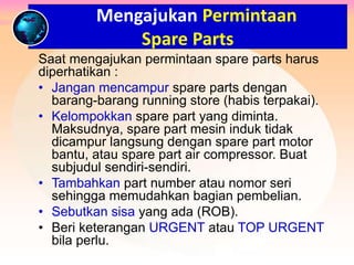 Spare Part Management System_ Training "SPARE PART MANAGEMENT, Coding ...