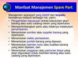 Spare Part Management System_ Training "SPARE PART MANAGEMENT, Coding ...