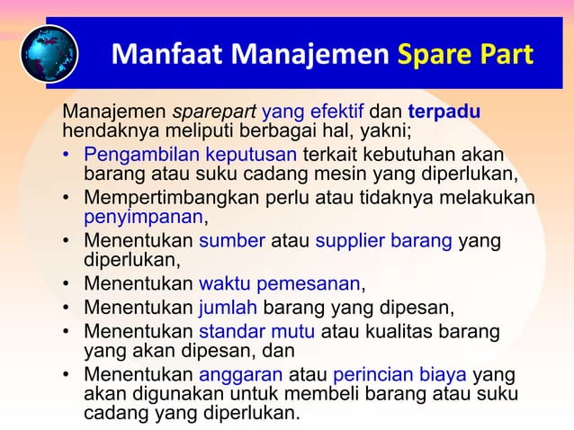 Spare Part Management System_ Training "SPARE PART MANAGEMENT, Coding ...