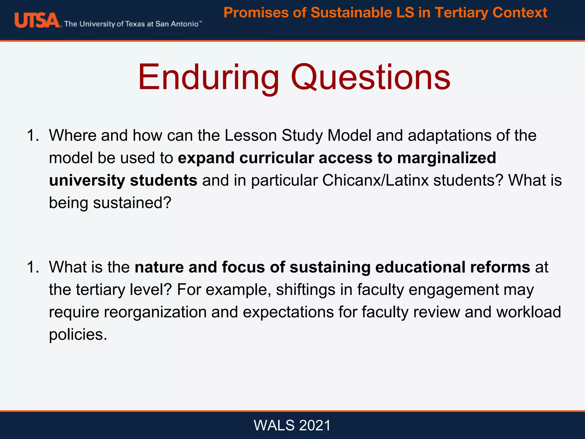 WALS 2021 Presentation | PPTX