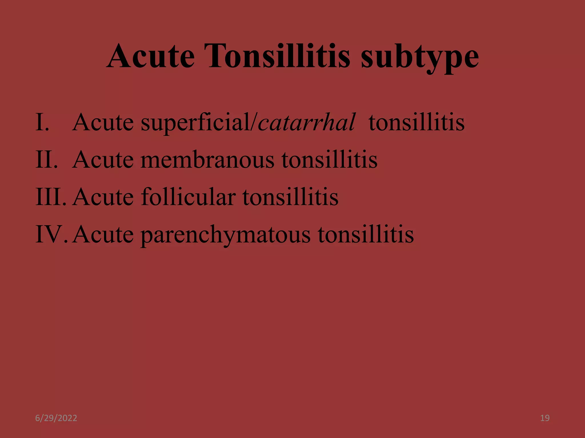 Tonsilitis | PPTX