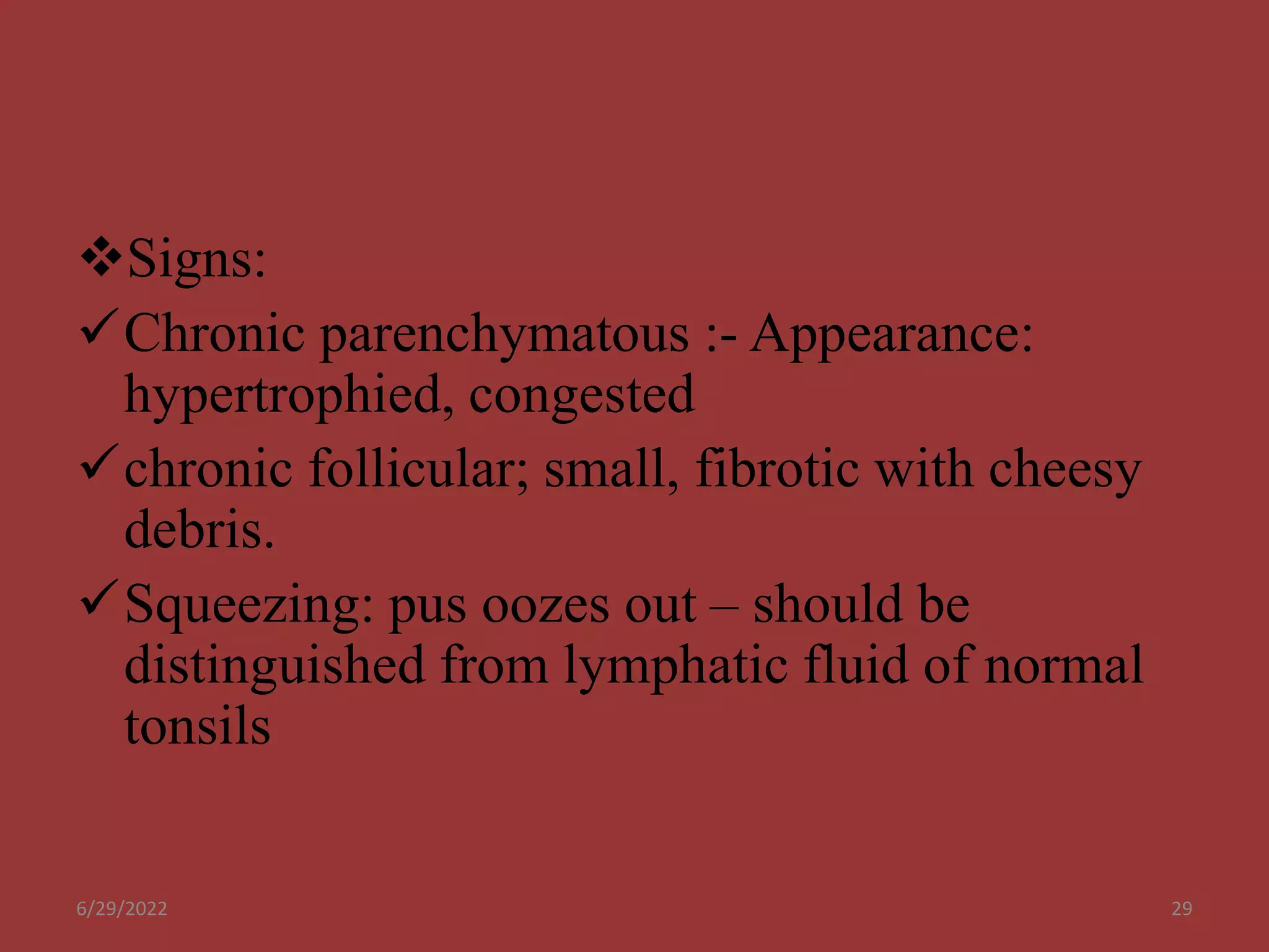 Tonsilitis | PPTX