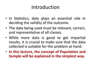 Population and Sample CPDTH.pptx | Science
