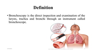 Bronchoscopy (ADULTS) | PPT