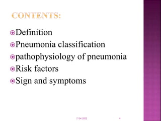 PNEUMONIA | PPTX | Lung and Respiratory Health | Diseases and Conditions