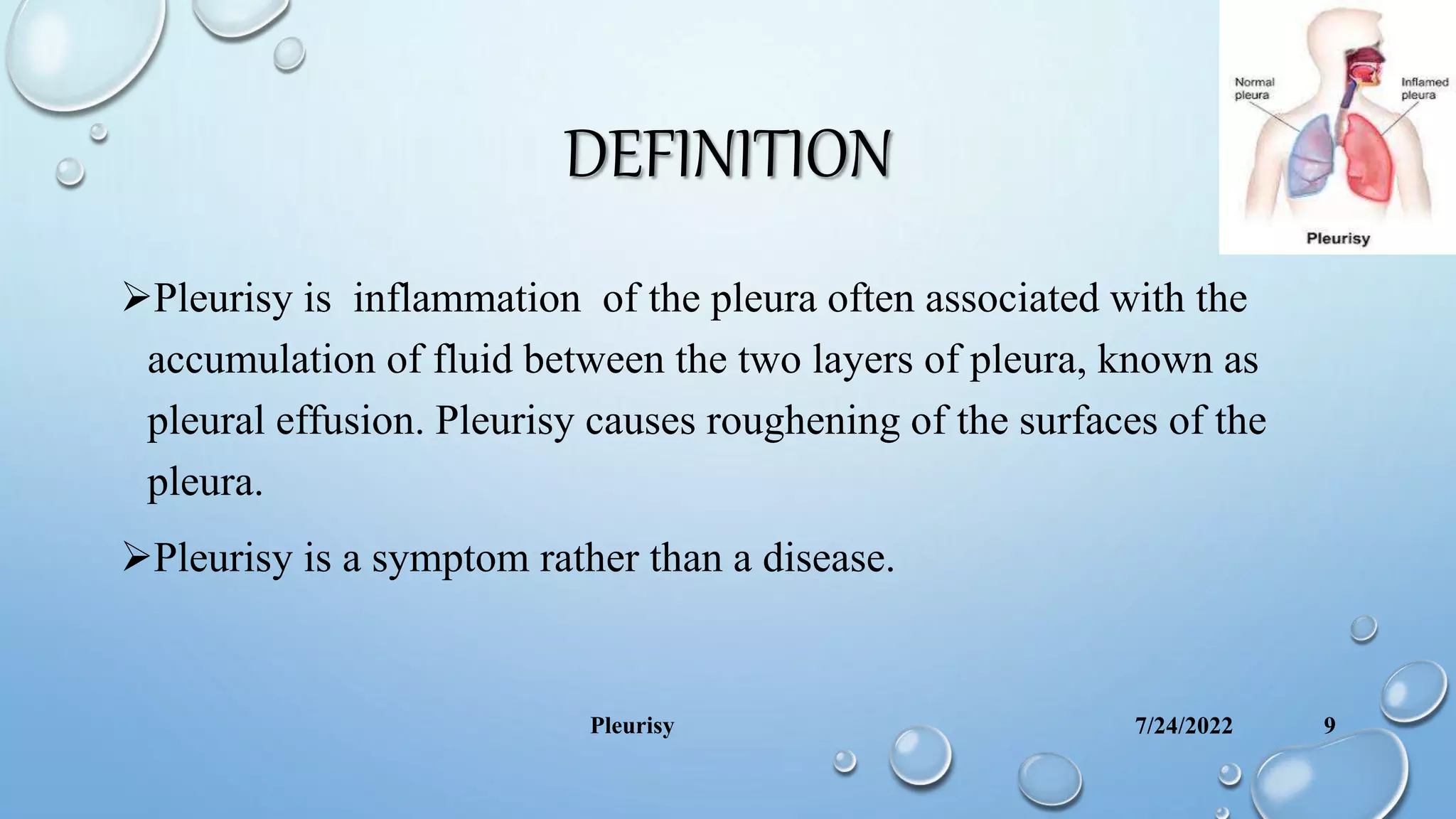Pleurisy | PPT