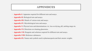 Indian Pharmacopoeia.pptx