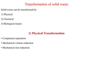 Solid Waste Management | PPTX