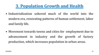 1. Industrialization and Health | PPTX