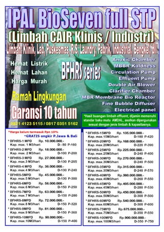 Update Ags'22 - Pricelist BioSeven Septic tank (BFS & BFH series).pdf