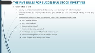 Five Rules for Successful Stock Investing Book.pptx