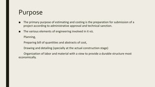 1.Cost Estimation of Civil Structures Orientation.pptx
