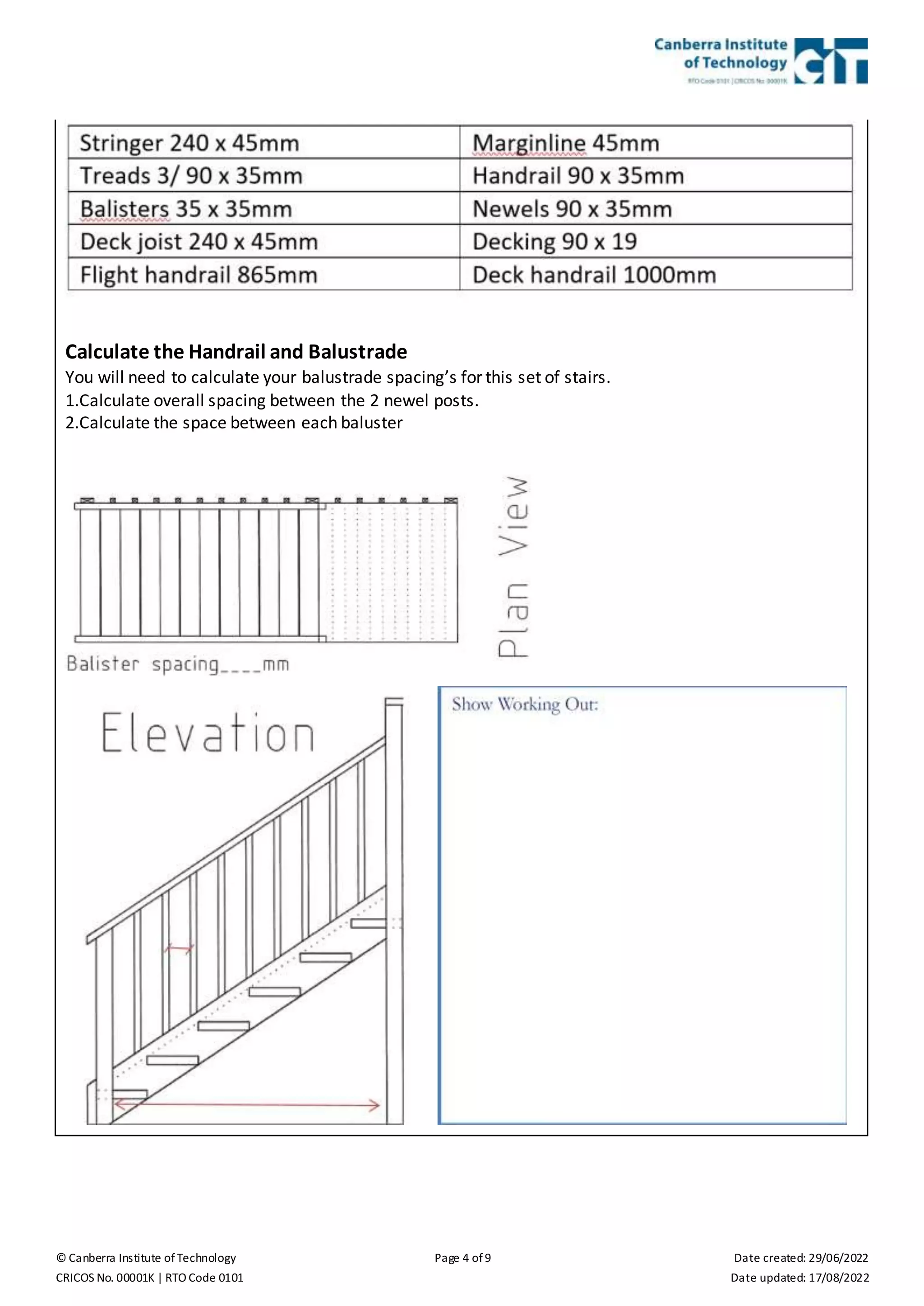 Practical assessment-Construct, assemble and install timber external ... Practical assessment-Construct, assemble and install timber external ...
