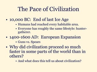 1.1 Origins of Civilization - Learning About Our Past.ppt