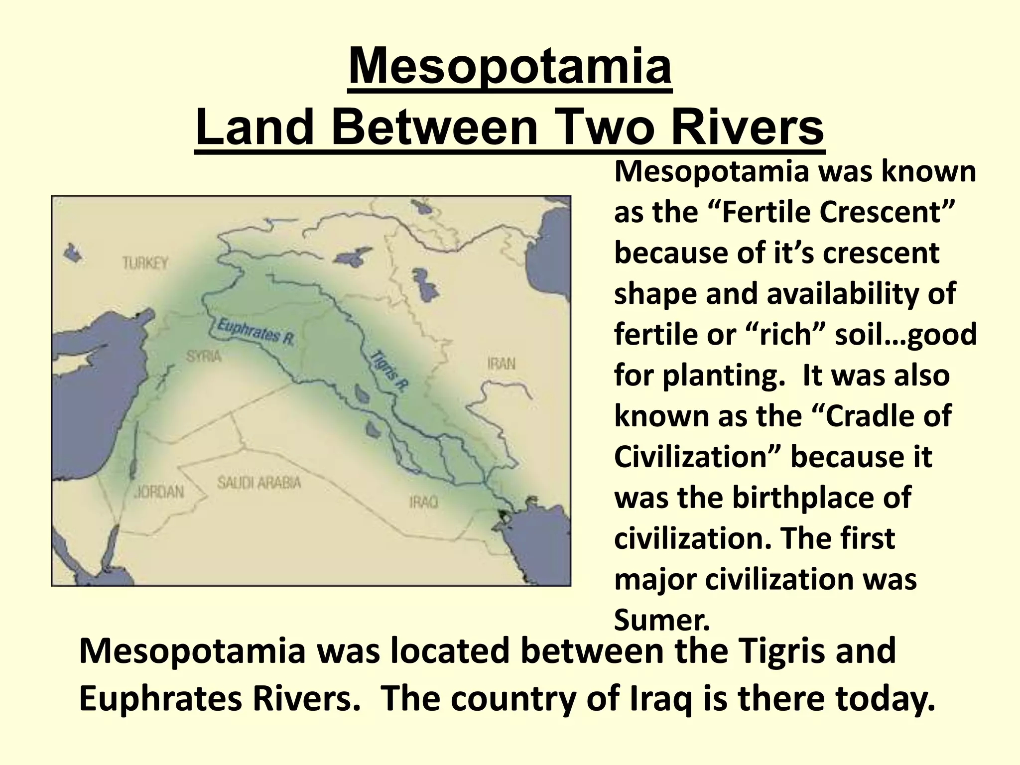 1.3 Civilization Begins - Mesopotamia PPT.ppt